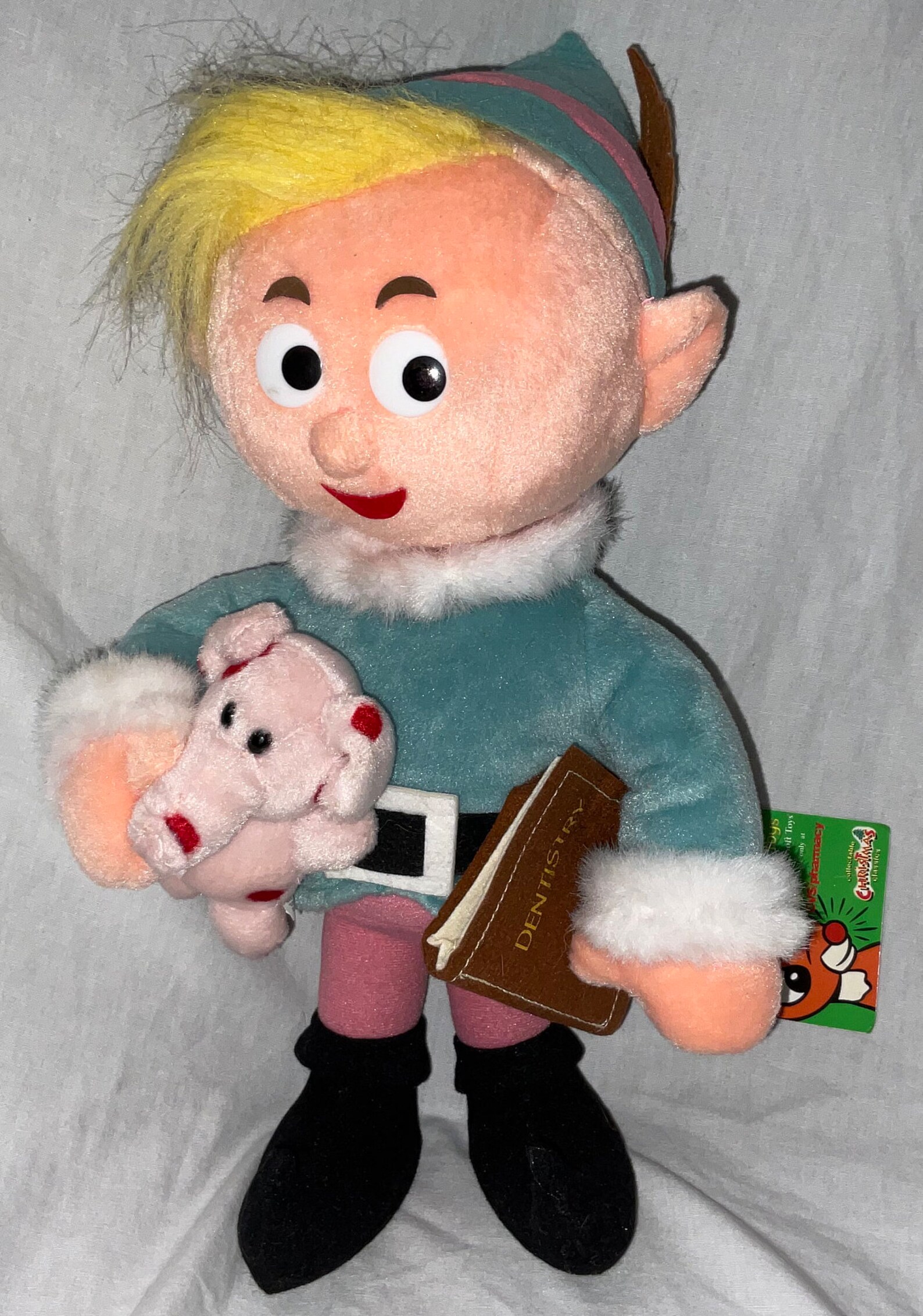 1999 Stuffins CVS Island of Misfit Toys 12 Plush Herbie the Elf Holding ...