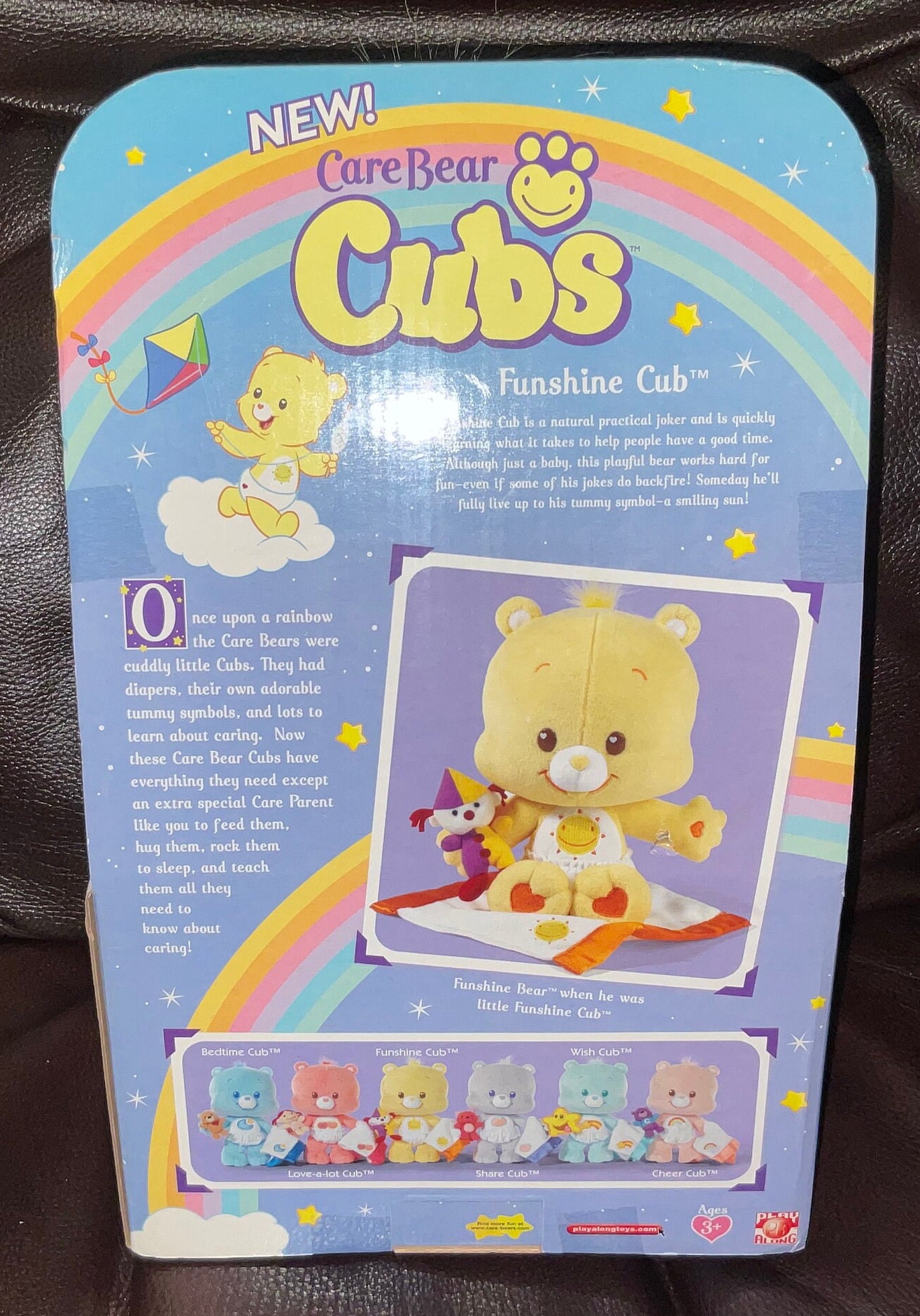 Vintage Care Bear Cubs Plush Funshine Cub Bear With Blanket and Clown ...