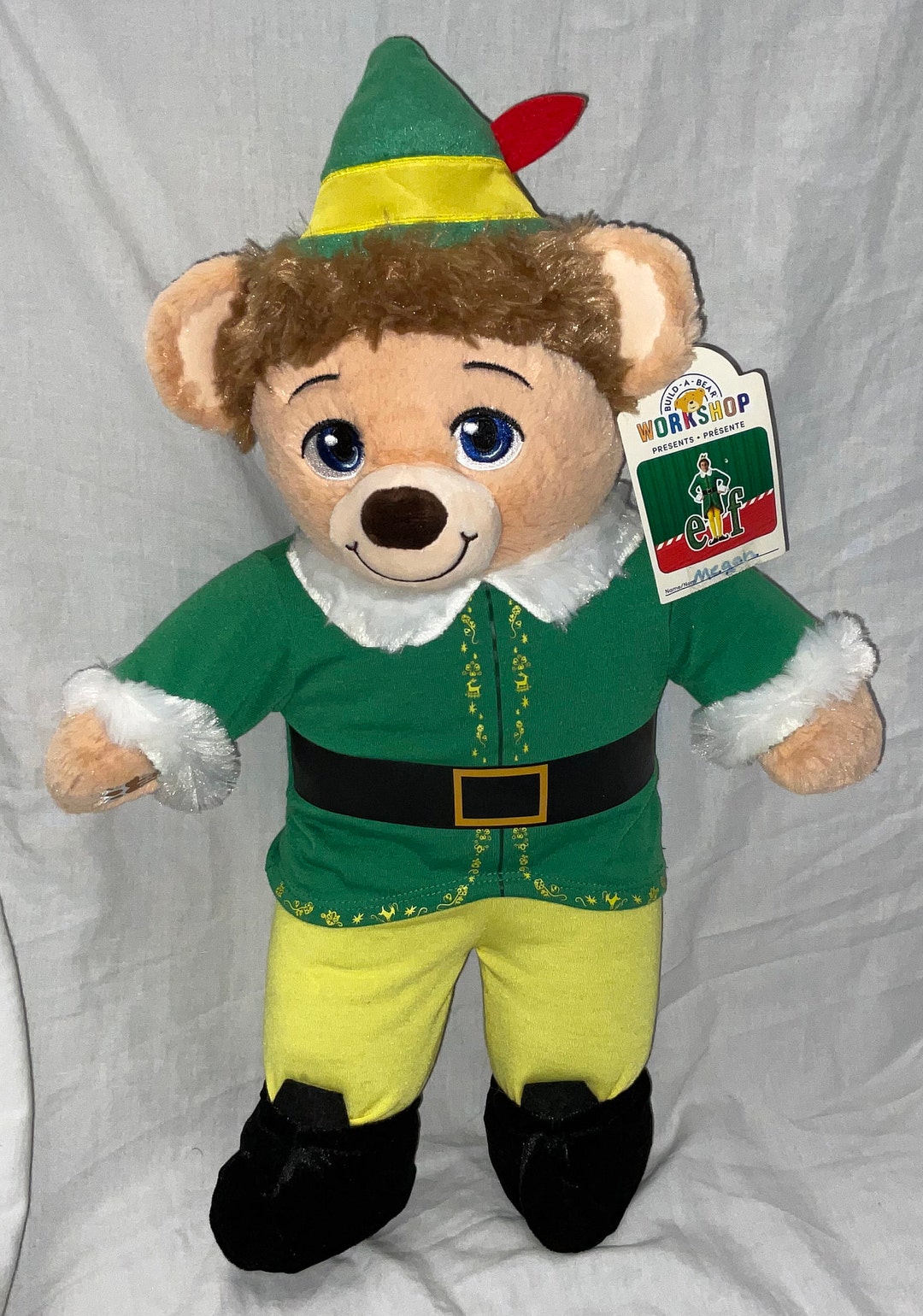 Christmas Plush Buddy Elf Bear With Outfit and Elf Shoes From Build A ...