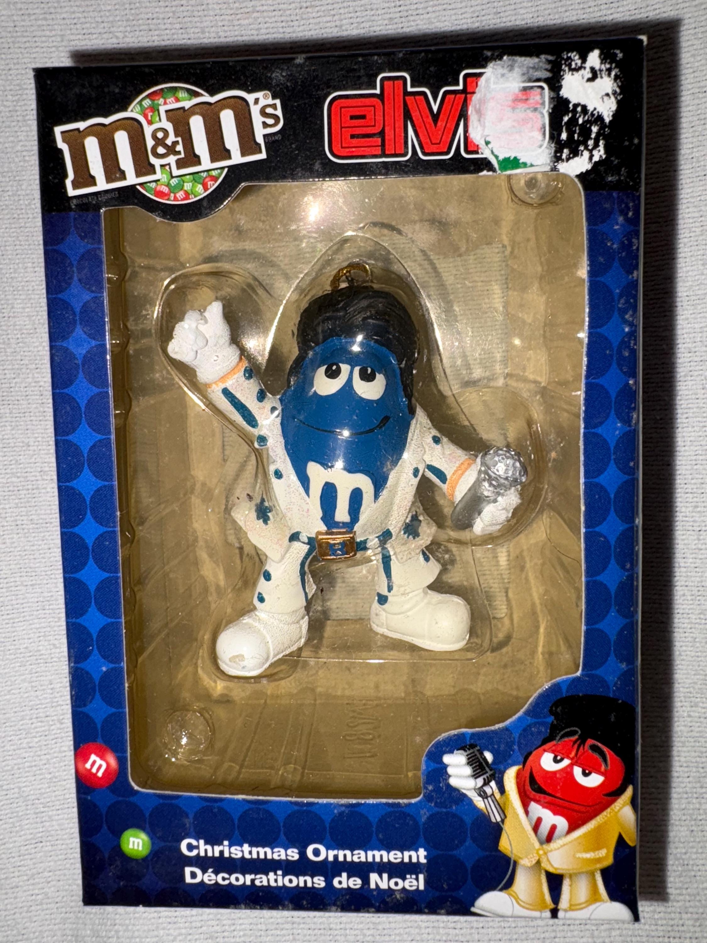 Kurt Adler Blue M&m’s Dressed as Elvis Christmas Ornament - in Original ...