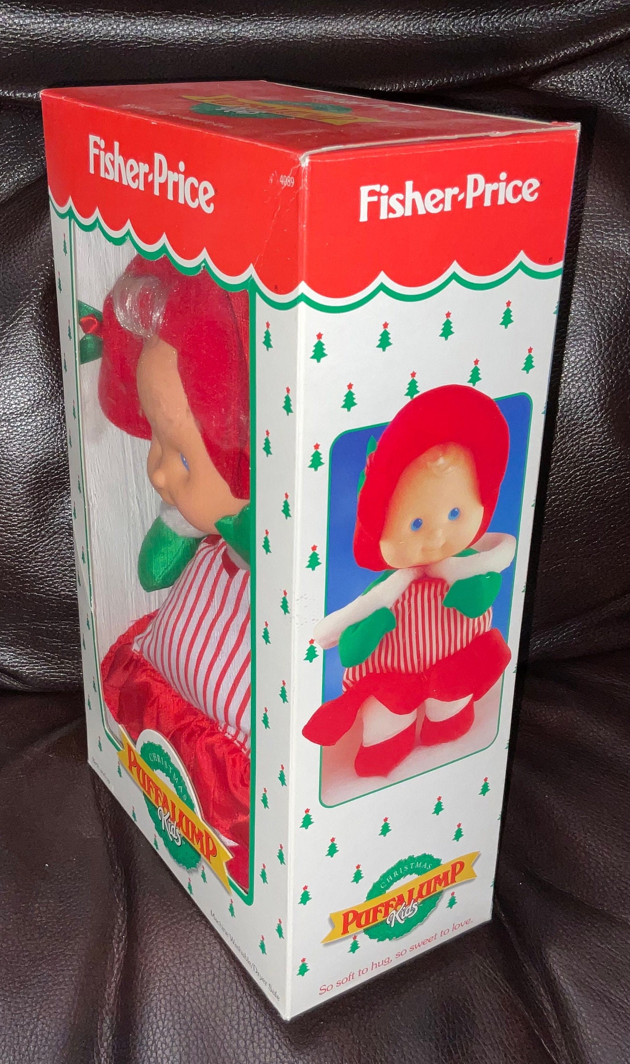 Vintage 1992 Fisher Price Puffalumps Christmas Puffalump Kids Doll - in ...