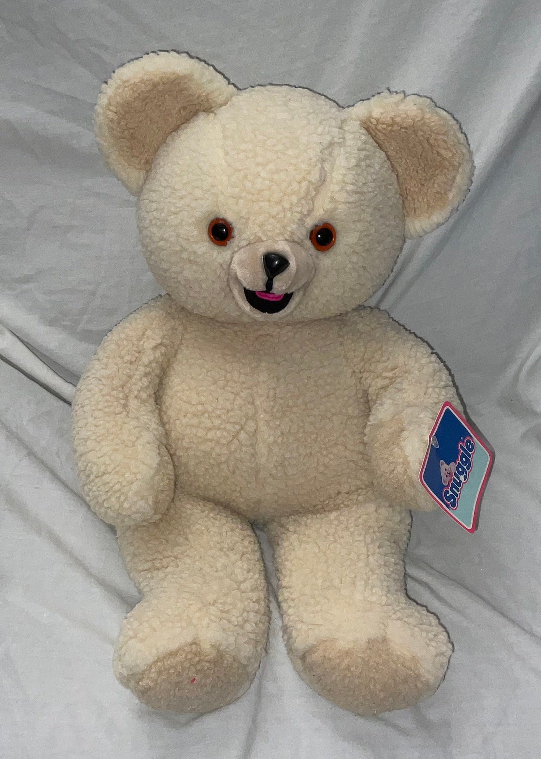 1986 Huge 23‘ Plush Snuggle Bear by Russ With Hang Tag - Etsy