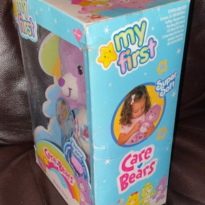 Vintage Care Bears My First Care Bear Soft Plush Share Bear With Rattle ...