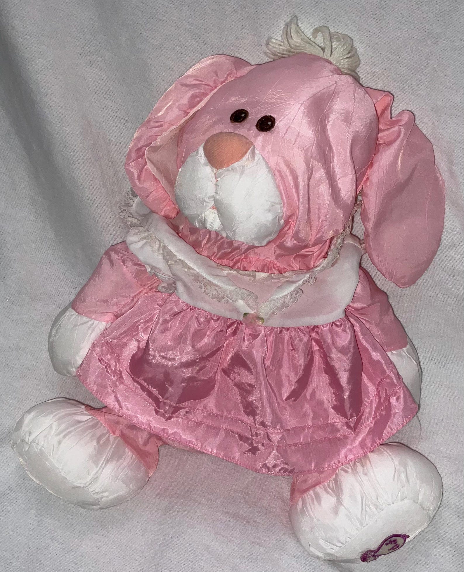 Vintage Fisher Price Puffalumps Pink Puffalump Bunny Rabbit in Pink ...