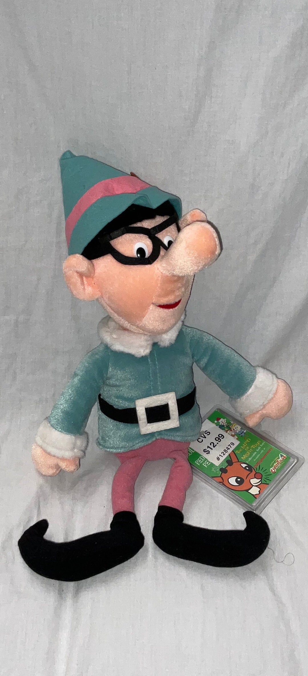 1999 Stuffins CVS Island of Misfit Toys 15” Plush Tall Elf Doll With ...