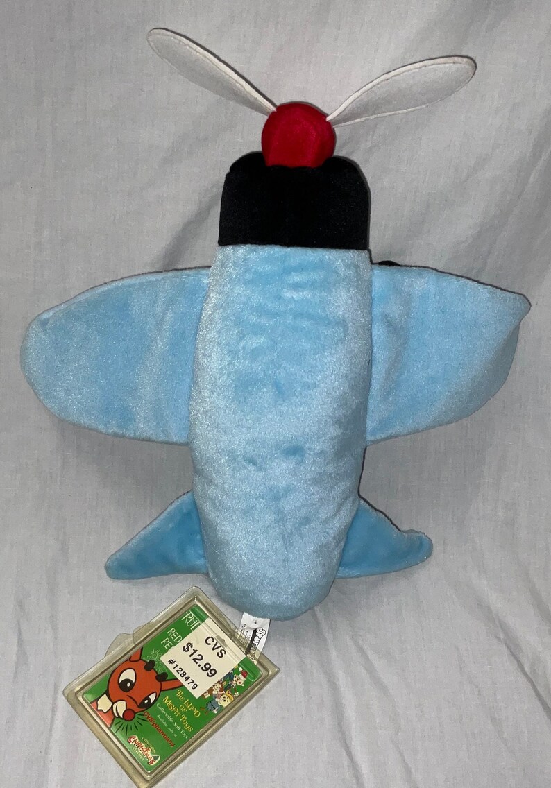 1999 Stuffins CVS Island of Misfit Toys 13” Plush Misfit Blue Plane ...