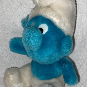 Smurfs Vintage 1980 8” Plush Smurf Doll - Etsy