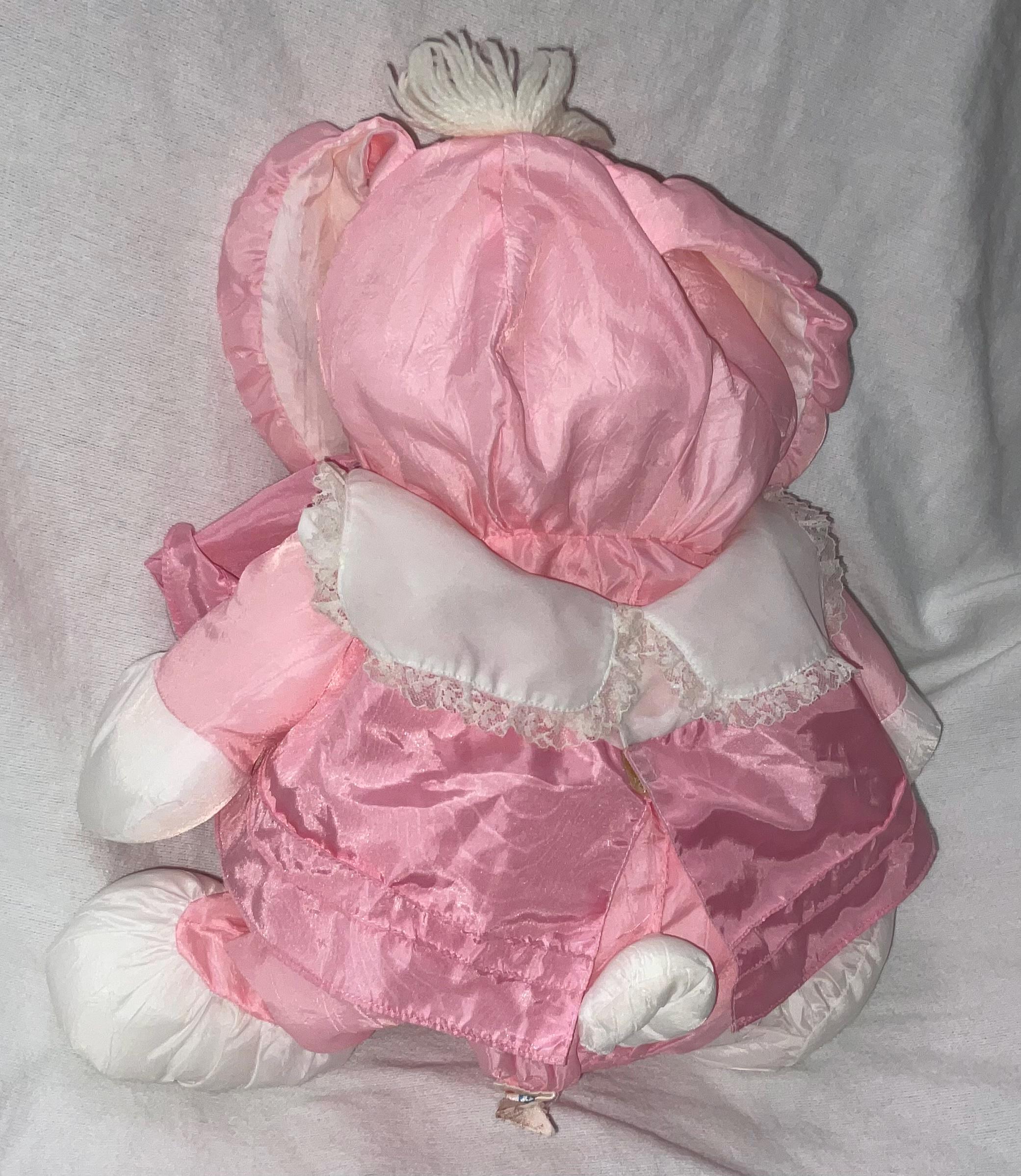 Vintage Fisher Price Puffalumps Pink Puffalump Bunny Rabbit in Pink ...