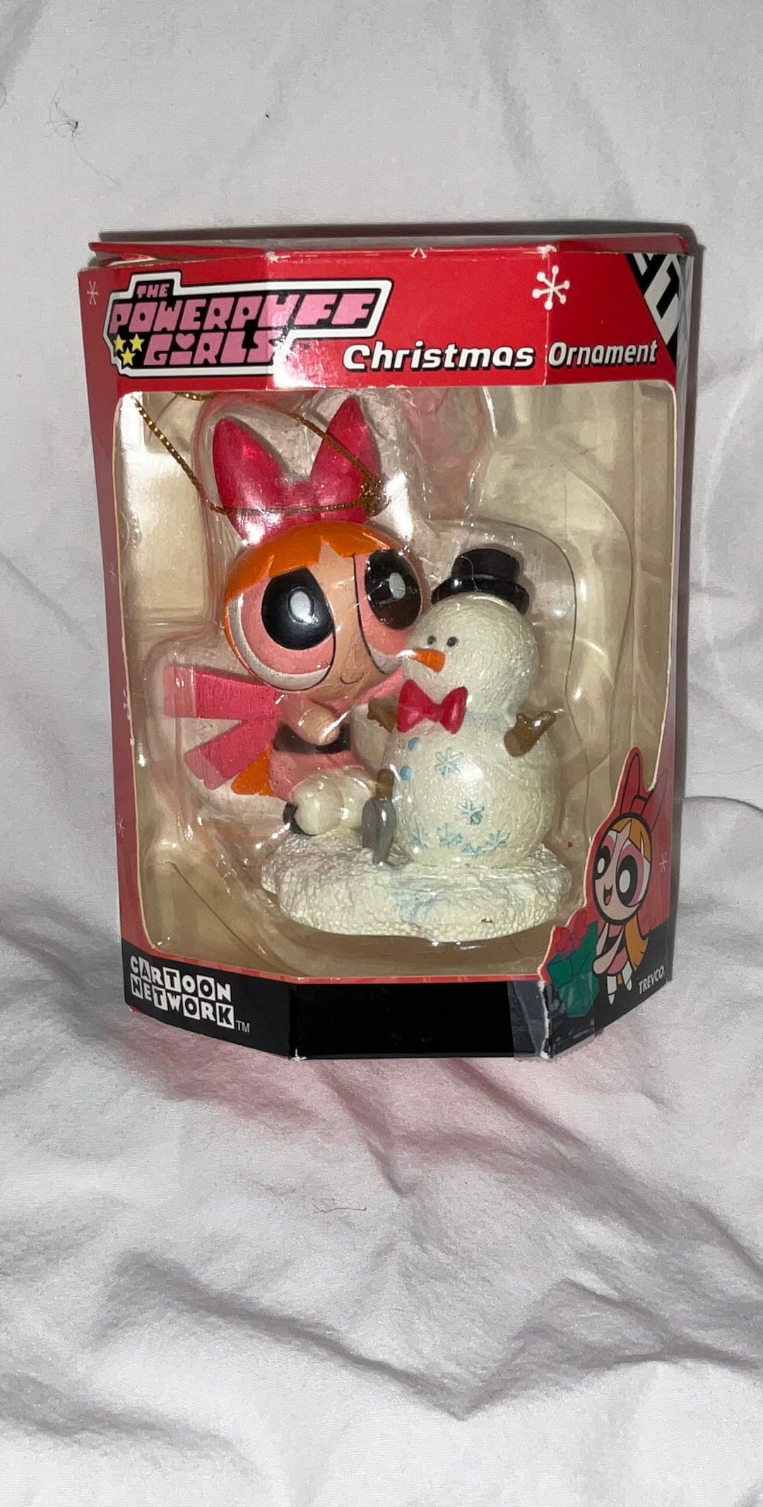 2002 Powerpuff Girls Blossom With Snowman Christmas Ornament in ...