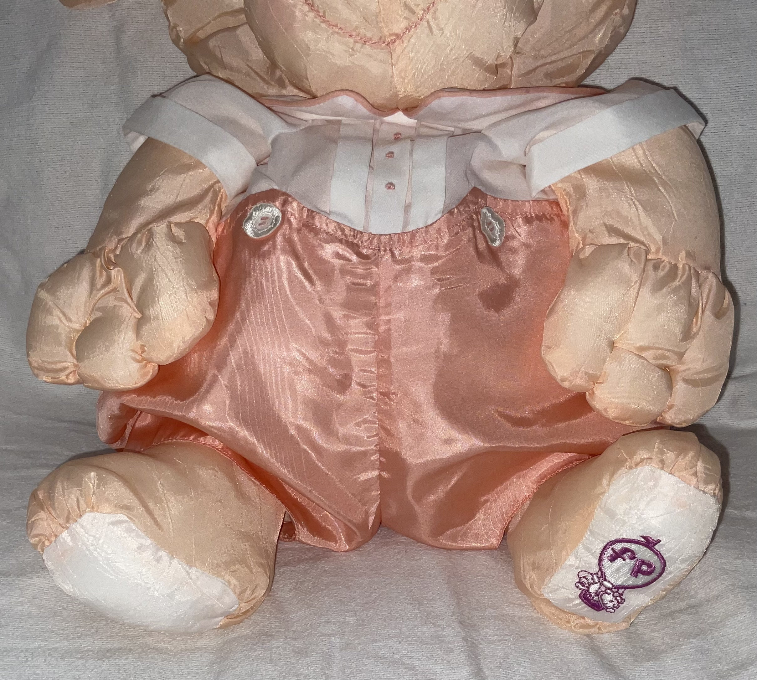 Vintage 1986 Fisher Price Puffalumps Peach Puffalump Puppy Dog in Peach ...