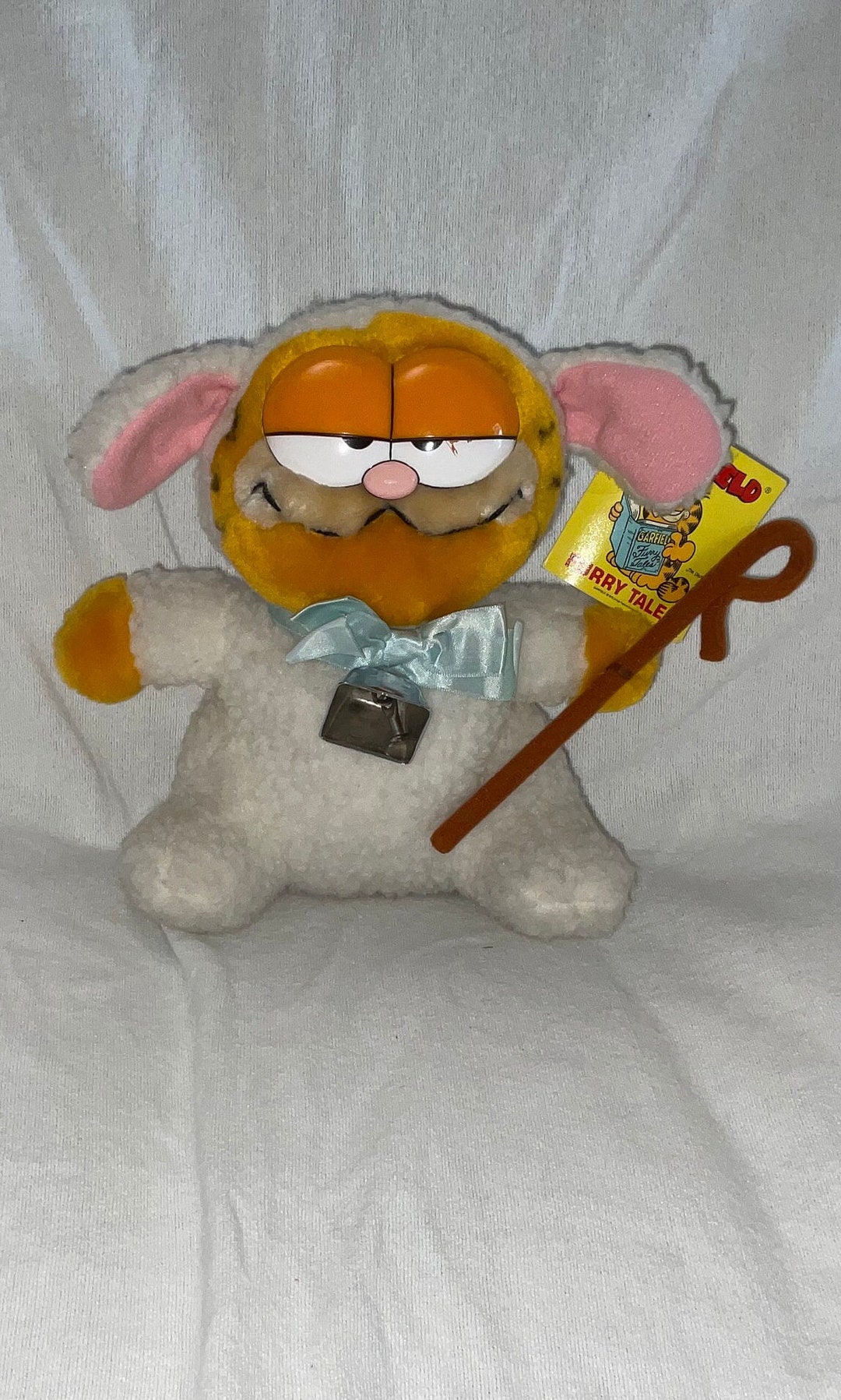 Vintage Plush Garfield the Cat Furry Tales Little Bo Peep Lamb With ...