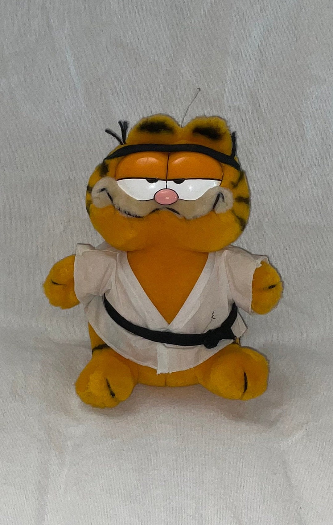 Vintage Plush Garfield the Cat in Karate Outfit - Etsy