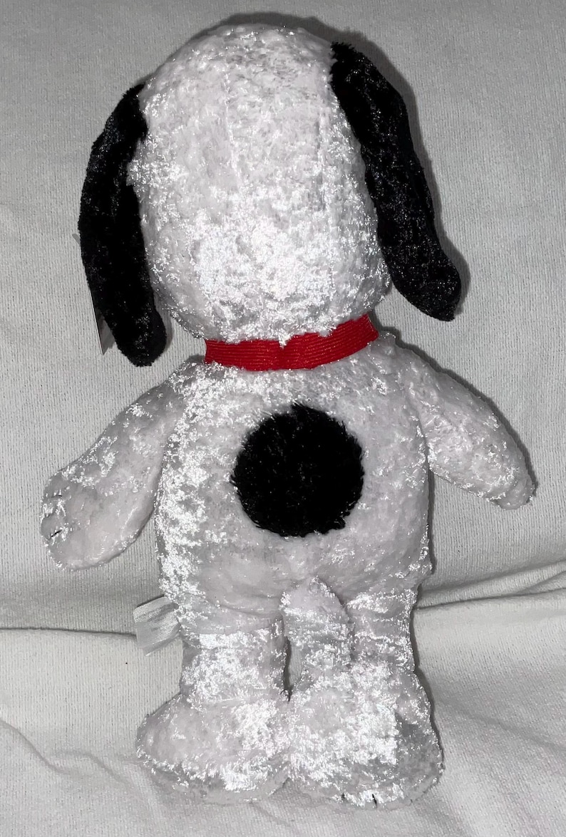 Peanuts Plush 10” My First Snoopy With Red Collar and Rattle Inside ...