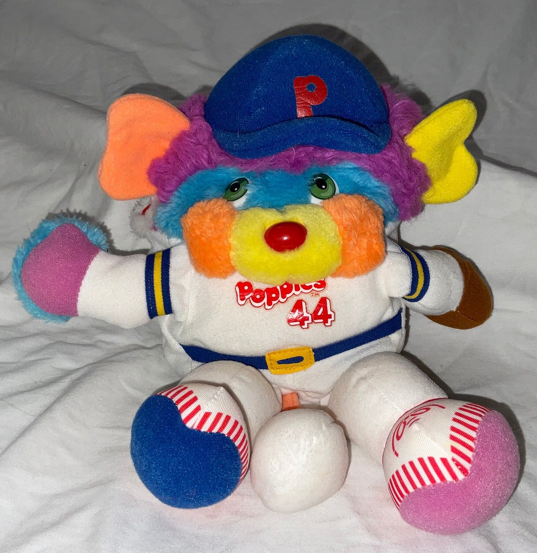 1980’s Vintage Popples Plush Baseball Pitcher Popple by Mattel - Etsy