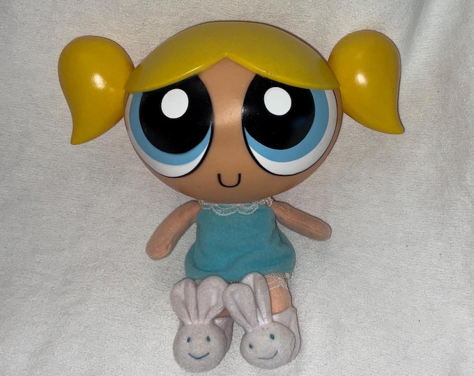 1999 Vintage Powerpuff Girls 10” Talking Bedtime Bubbles Doll by ...
