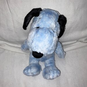 Peanuts Plush 11” Blue and White Snoopy With Red Collar and Hang Tag by ...