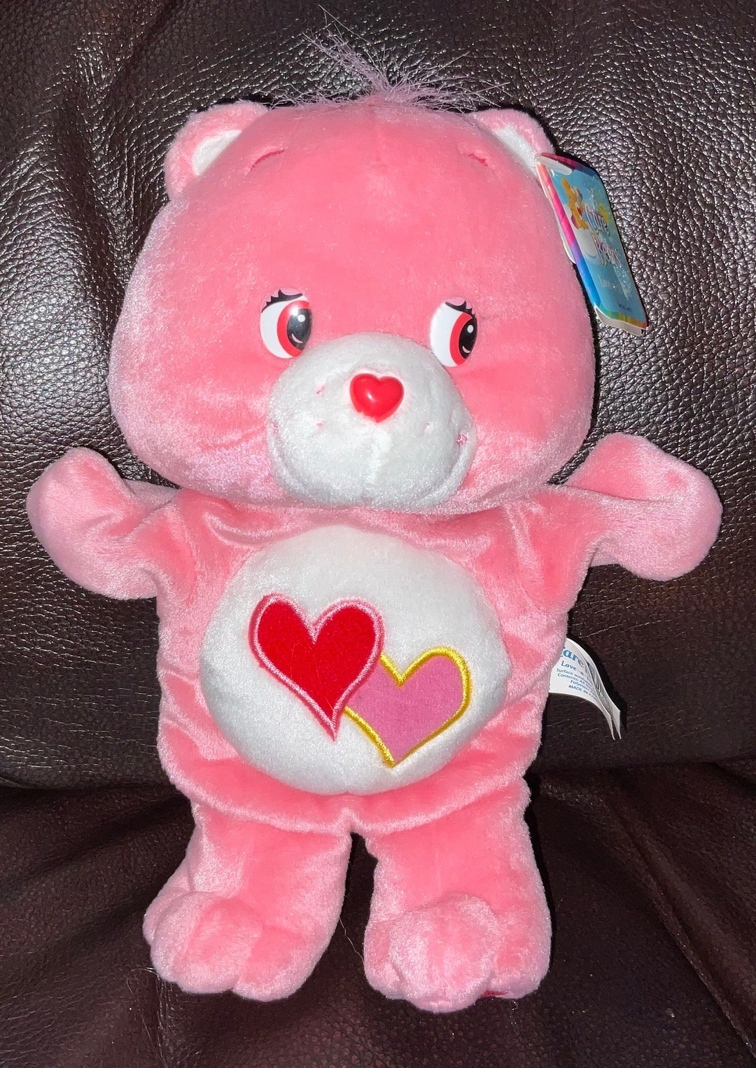 Care Bears Love A Lot Bear Plush Hand Puppet With Tags - Etsy