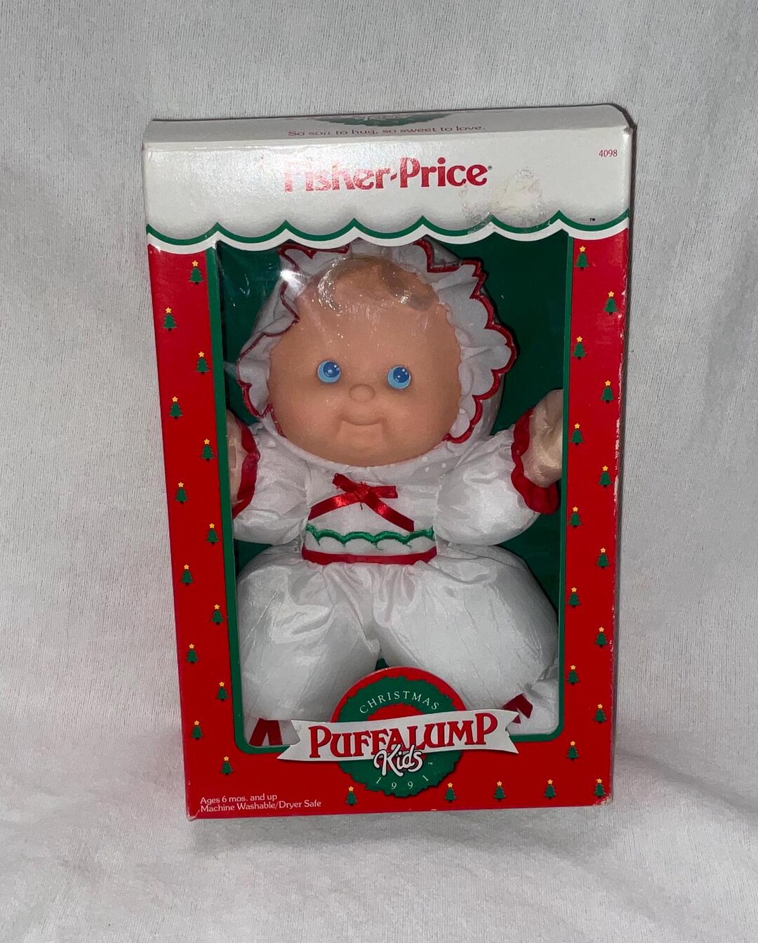 Vintage 1991 Fisher Price Puffalumps Christmas Puffalump Kids Doll ...
