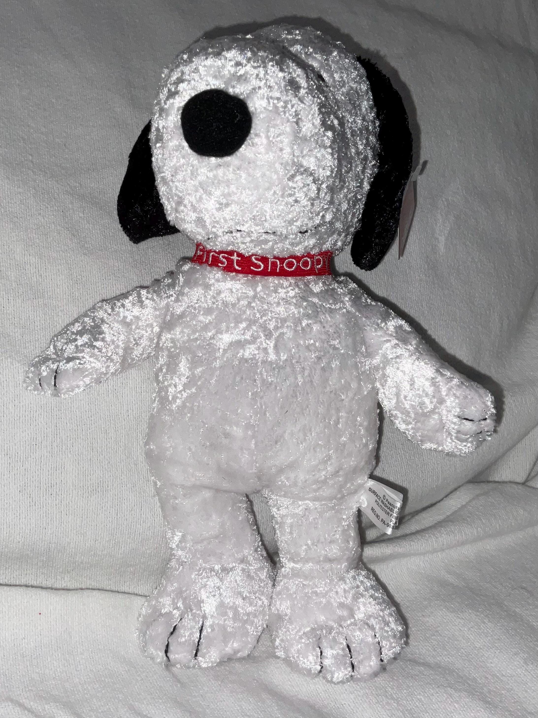 Peanuts Plush 10” My First Snoopy With Red Collar and Rattle Inside ...