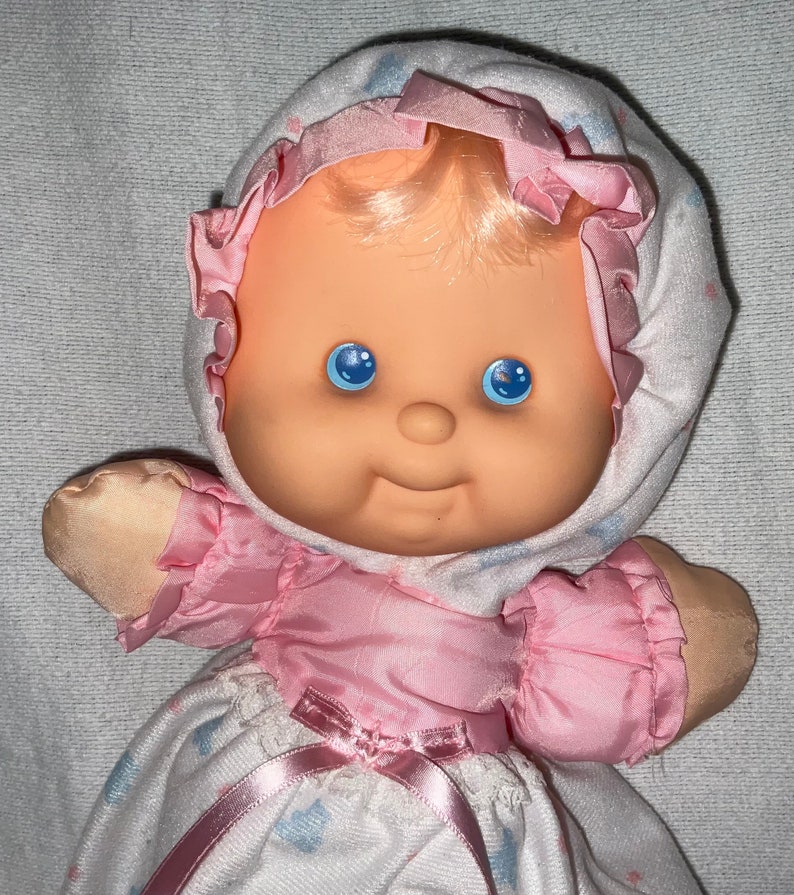 Vintage 1993 Fisher Price Puffalumps Newborn Baby Girl Puffalump Doll ...