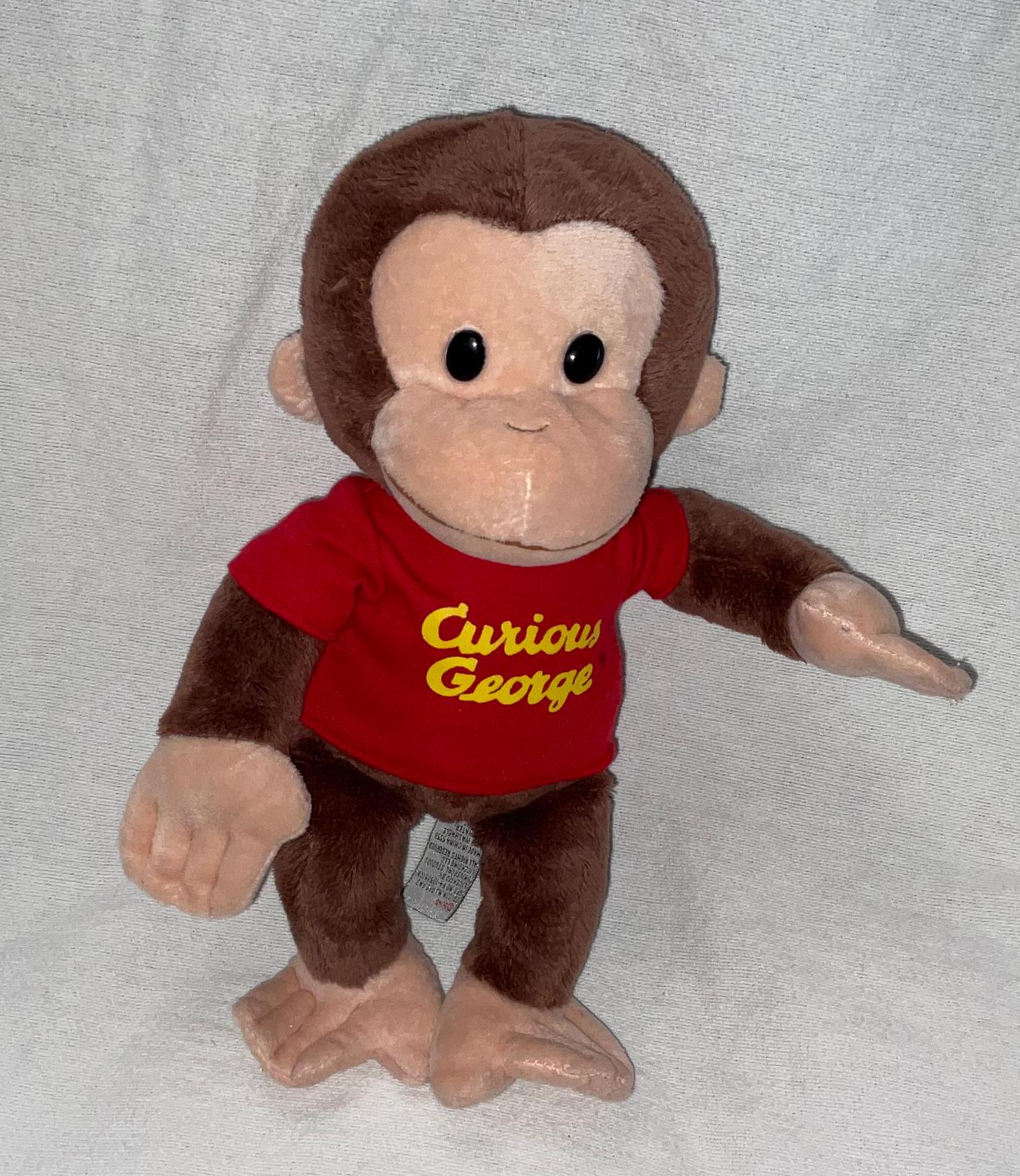 Gund 10 Plush Curious George the Monkey in Red Shirt - Etsy
