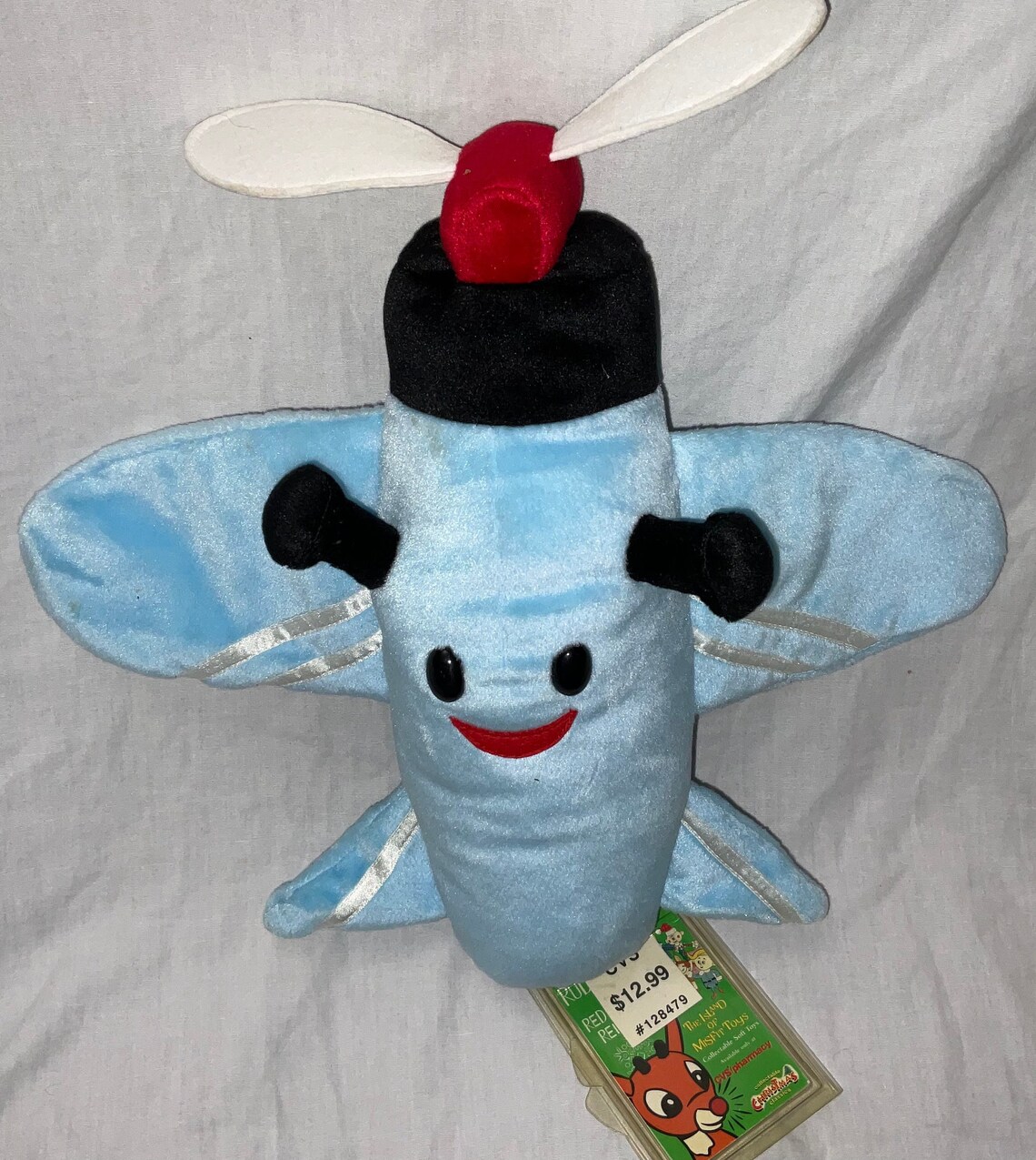 1999 Stuffins CVS Island of Misfit Toys 13” Plush Misfit Blue Plane ...