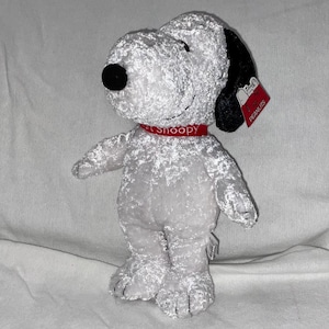 Peanuts Plush 10” My First Snoopy With Red Collar and Rattle Inside ...