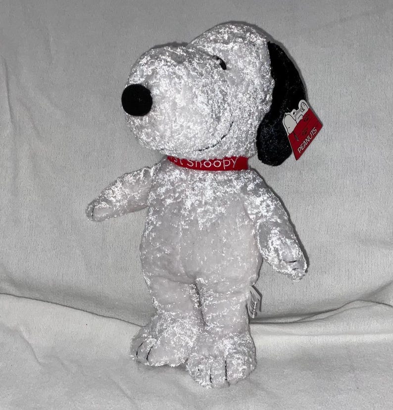 Peanuts Plush 10” My First Snoopy With Red Collar and Rattle Inside ...