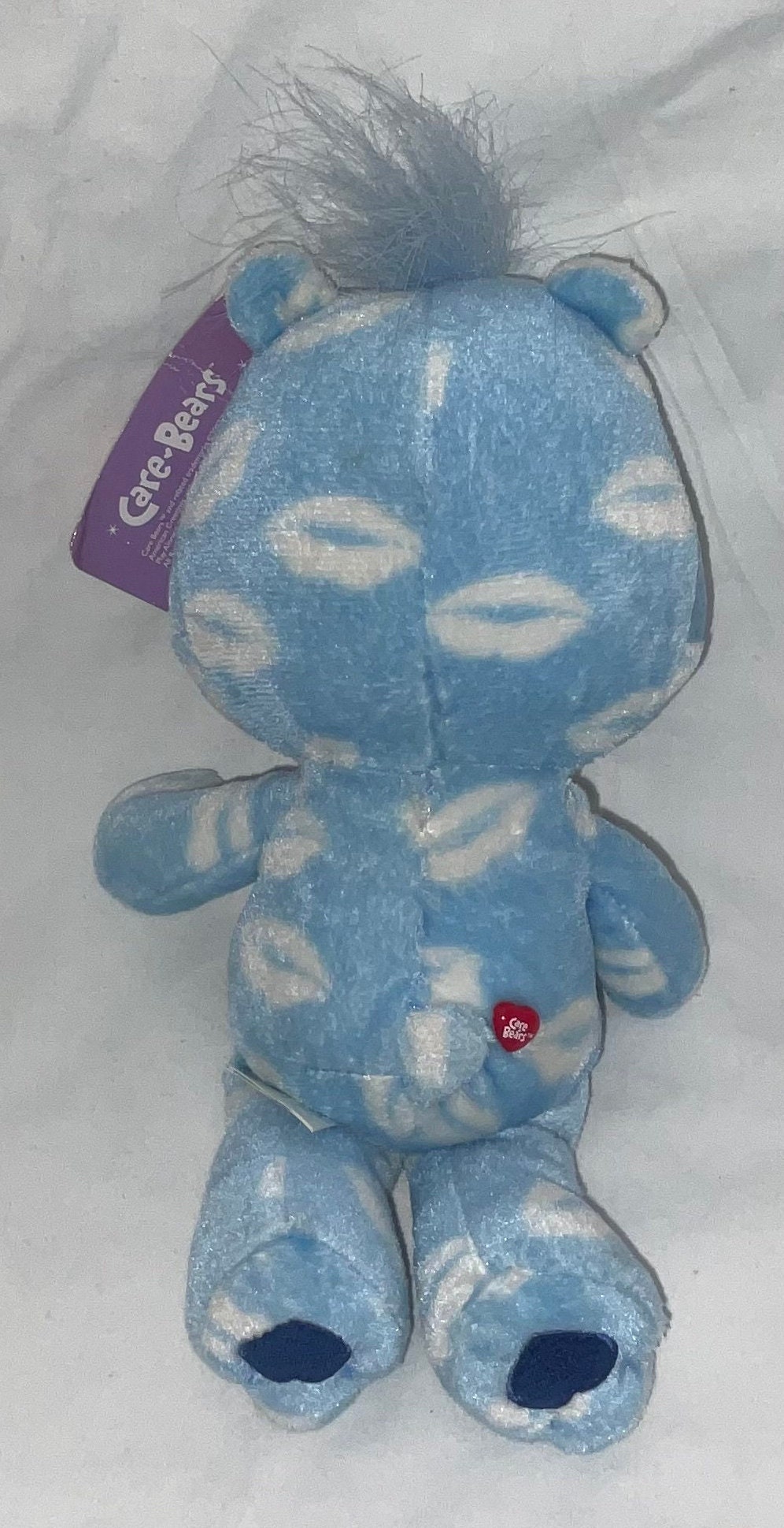 Care Bears Plush Grumpy Bear With Kisses Bean Bag With Tags - Valentine’s Day Edition - Etsy