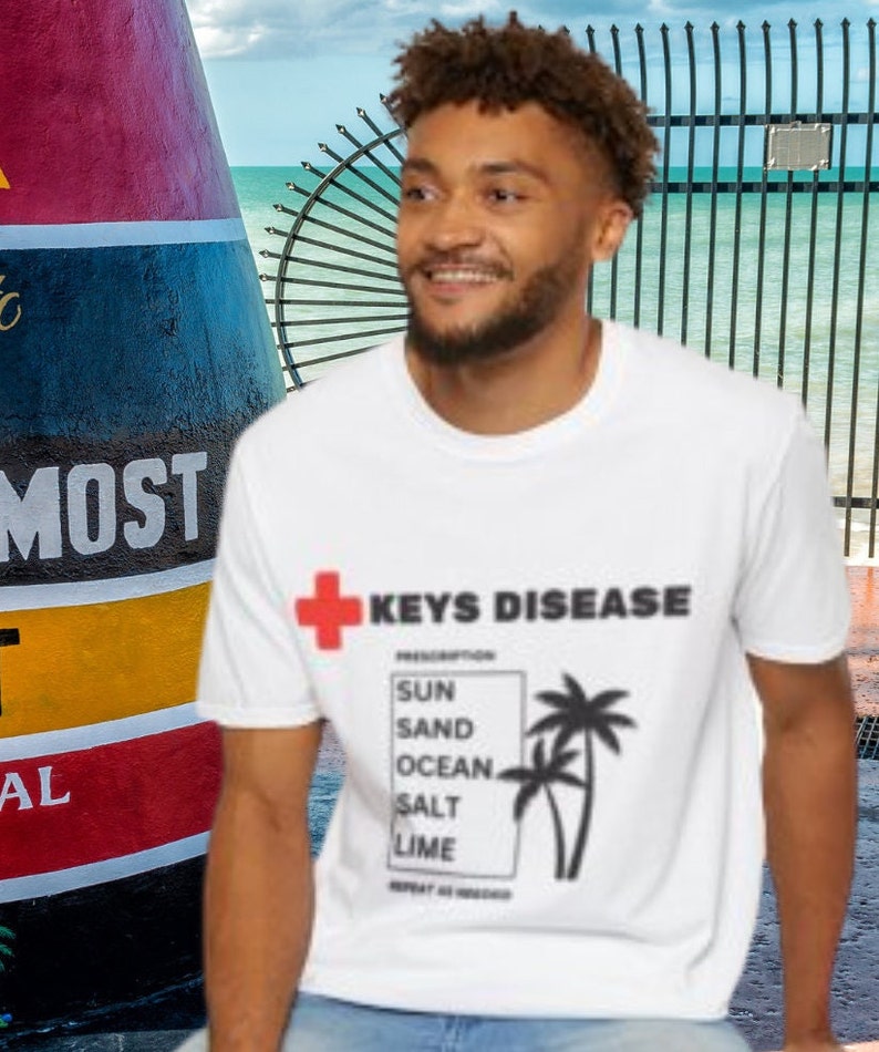 KEYS DISEASE Florida Keys Mens Clothing Womens Clothing Funny Shirt ...
