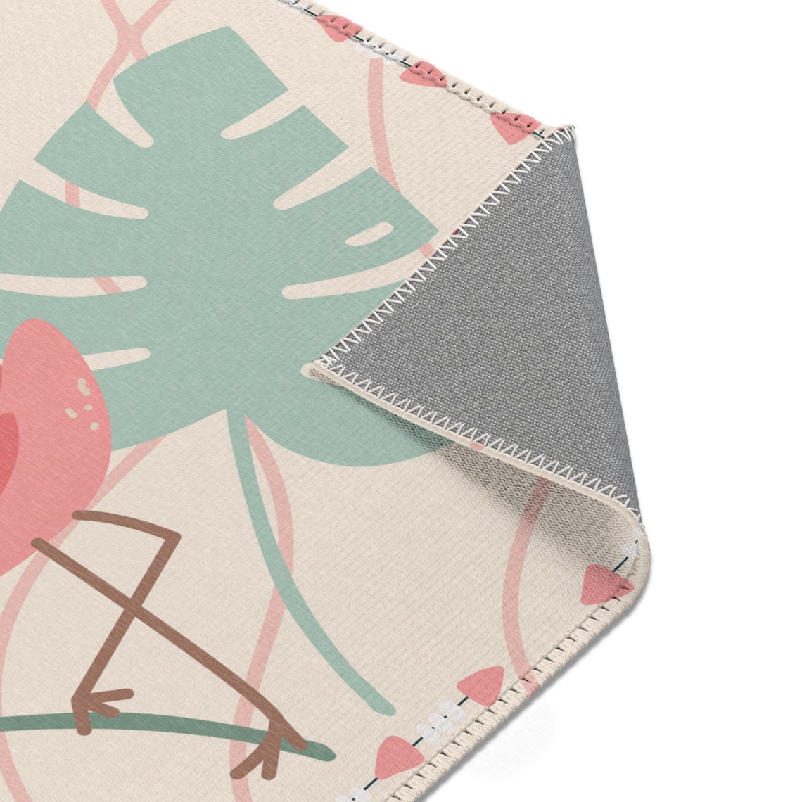 Boho Baby Flamingo Area Rugs two Sizes Available 24x36in or 48x72in ...