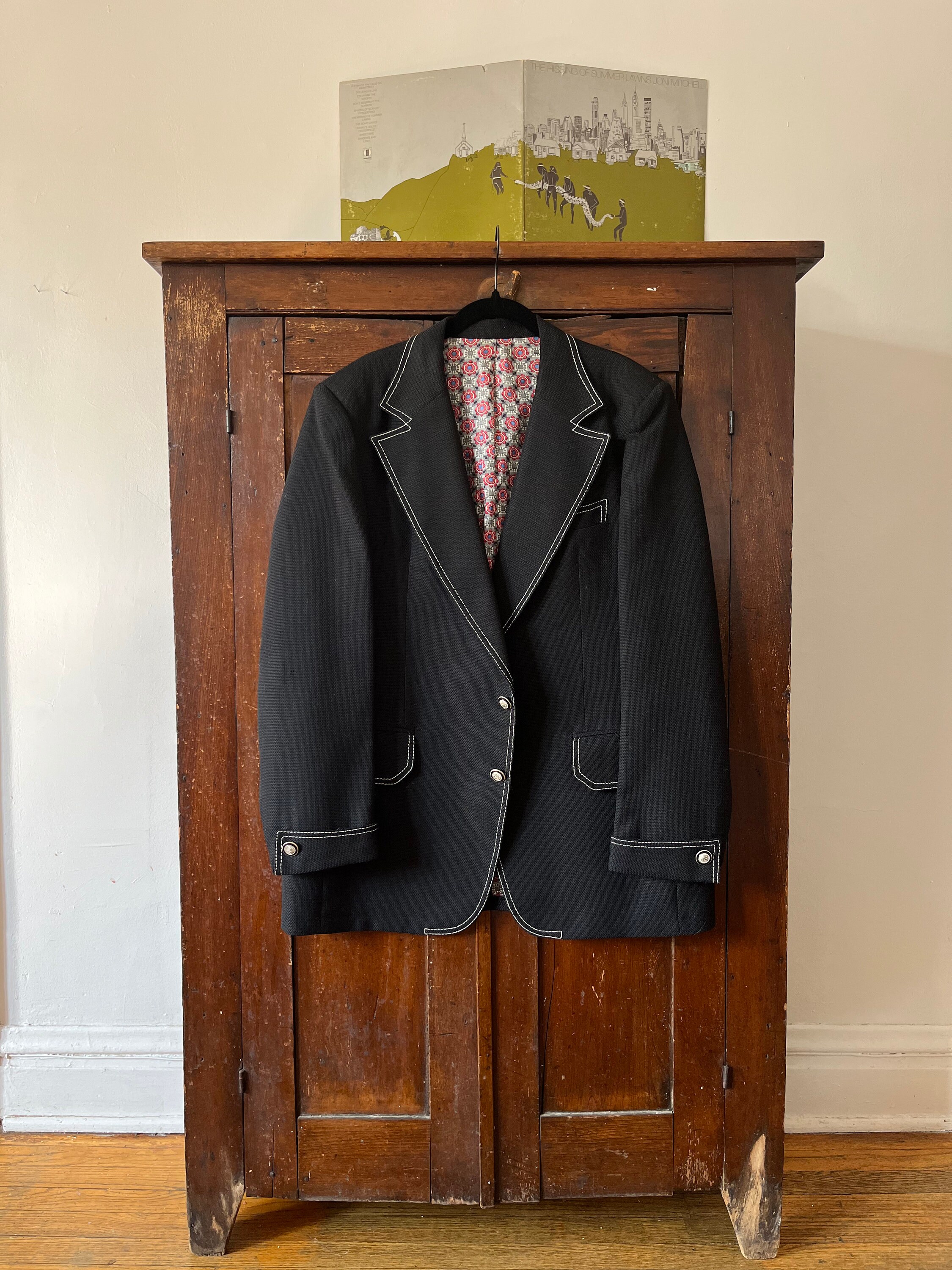 1970's Western Style Vintage Union Made Jacket Stanley Blacker - Size ...