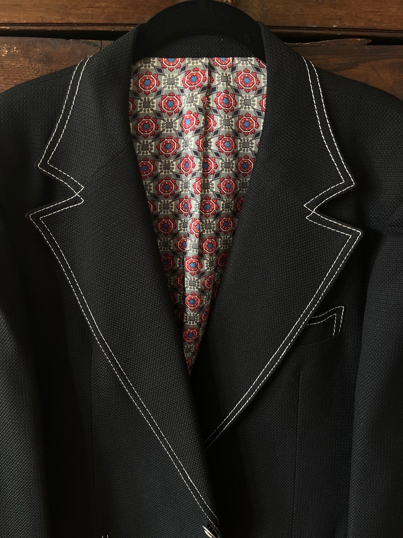 1970's Western Style Vintage Union Made Jacket Stanley Blacker - Size ...