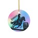 Personalized Barrel Racing Ornament, Barrel Racing Ornament, Horse Race ...