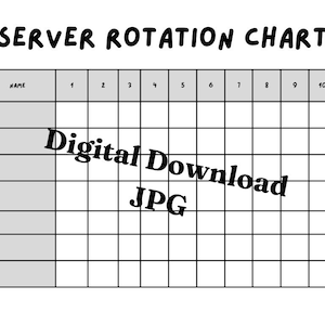Server Rotation Chart Printable Fillable and Print and Write JPG - Etsy