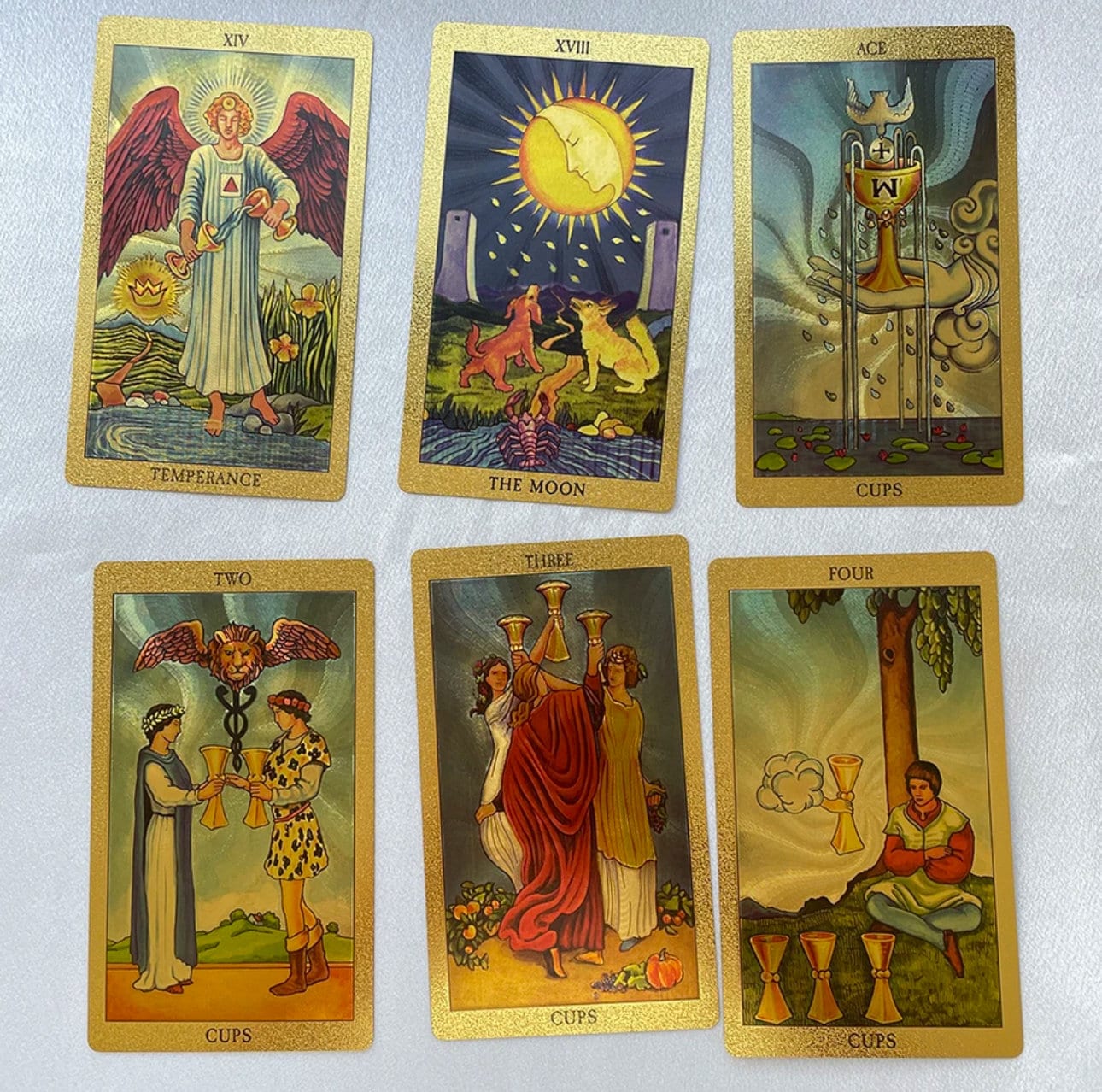 Golden Tarot Card Deck - Etsy