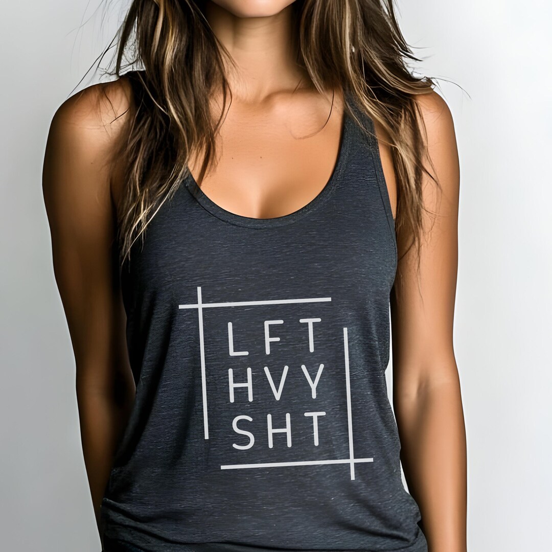 Lift Heavy Sh*t Jersey Tank | Gym Tank Top | Workout Apparel ...