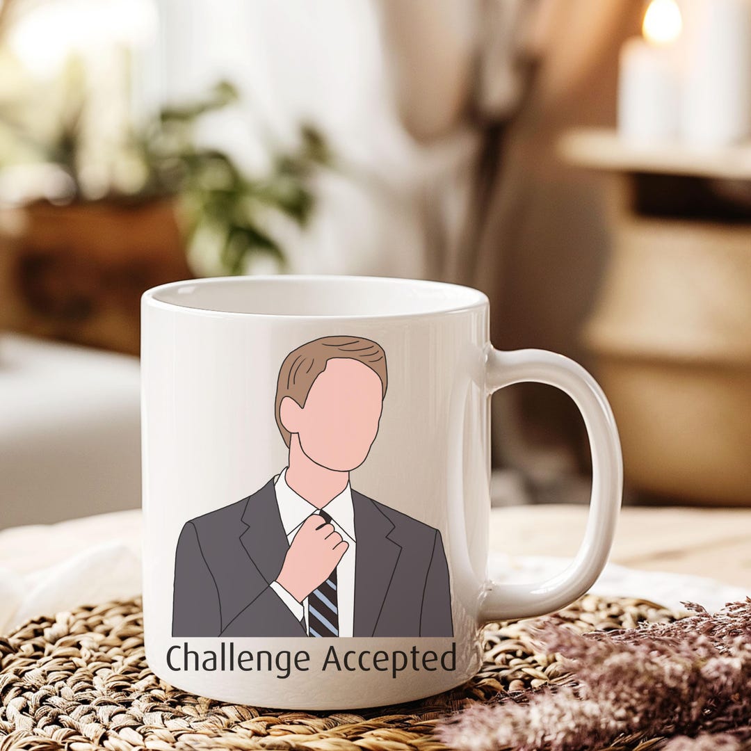 Himym Challenge Accepted Barney Ceramic Mug Coffee Cup Holiday Gift