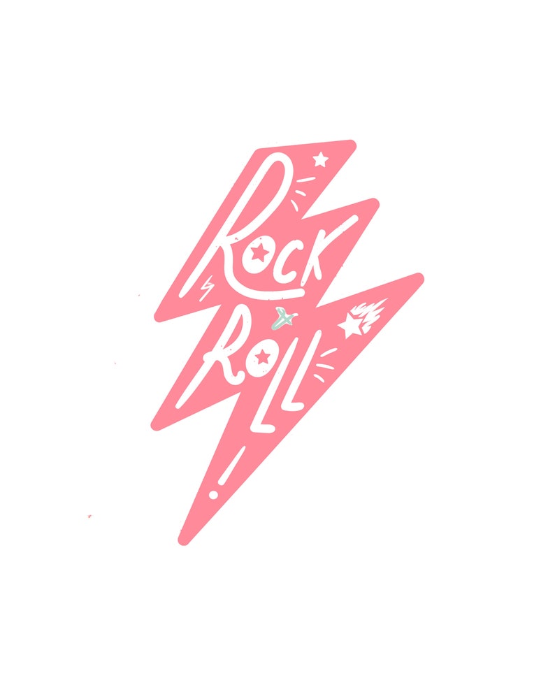 Preppy Logo Rock N Roll Logo PDF Download Gift Print Logo JPEG Tiktok ...