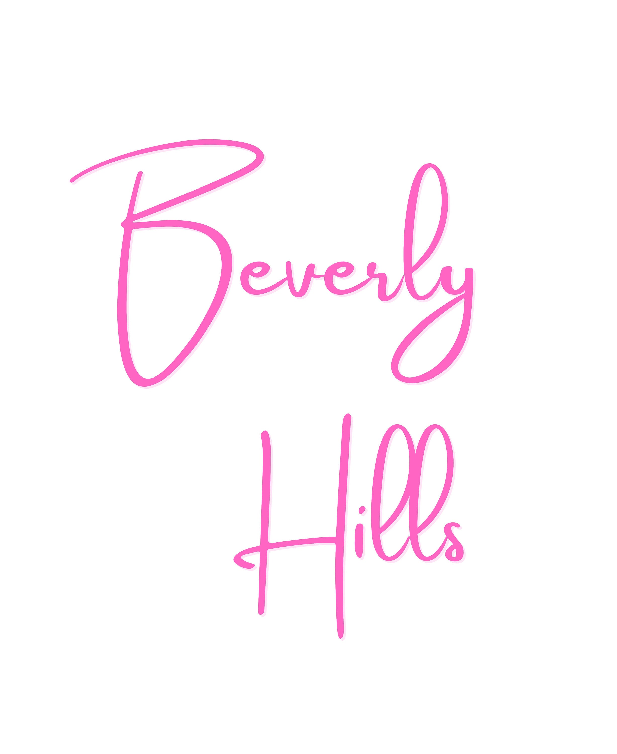 Preppy Logo PNG Beverly Hills Logo PDF Download Gift Print Logo JPEG ...