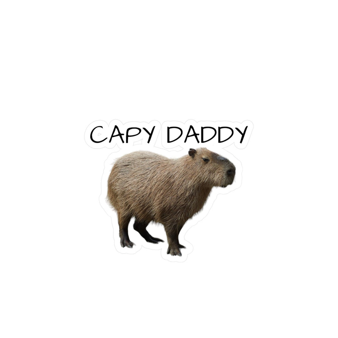 Capy Daddy Vinyl Decal Sticker Waterproof Sticker Sticker for Water ...