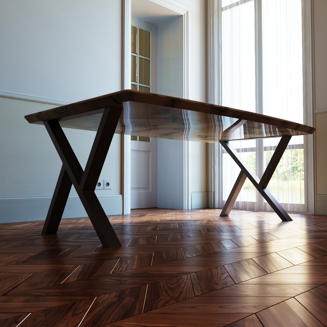 3D Template Prepared for Metal Table Leg Laser Cut Dxf File - Etsy