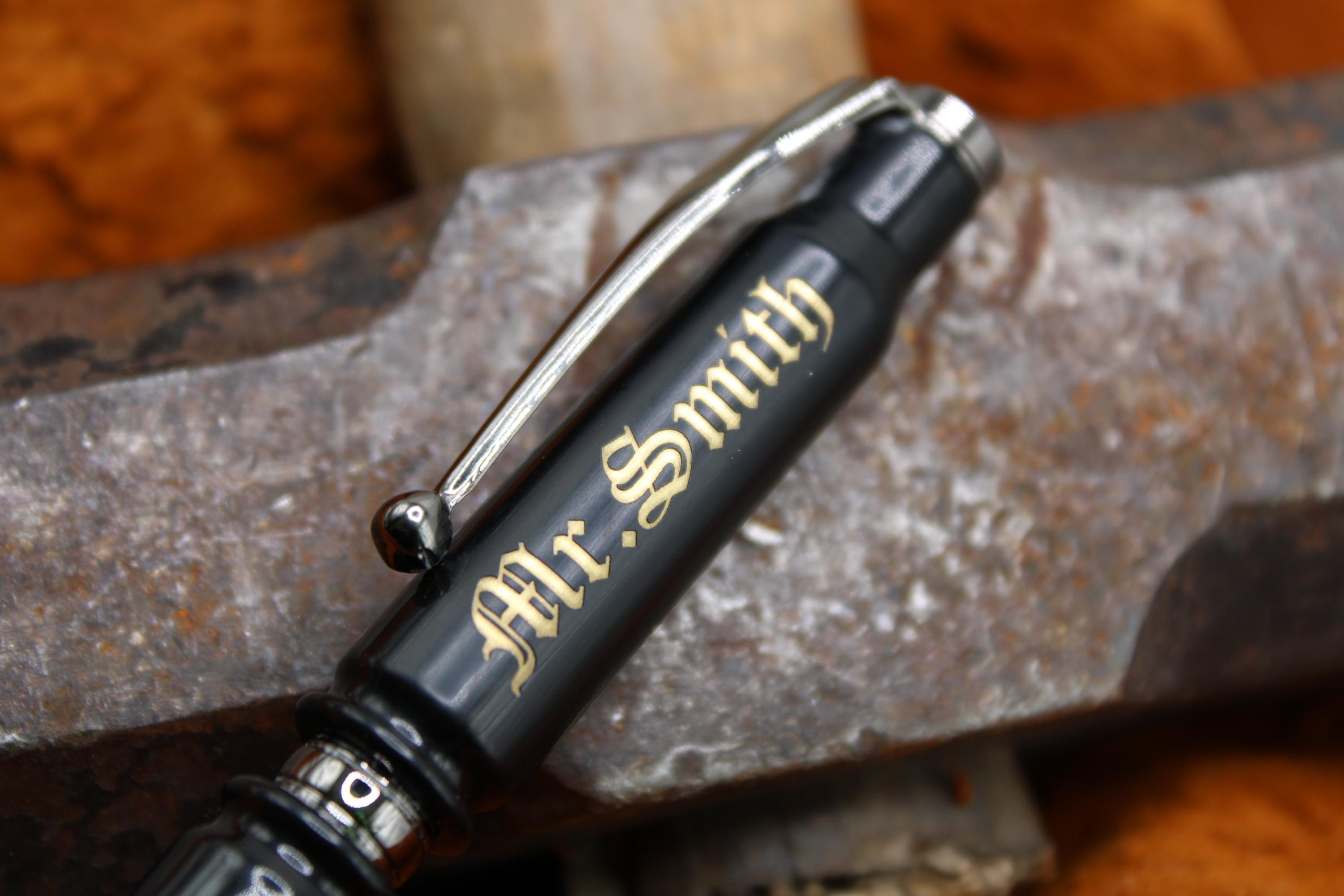 Personalized Shell Casing Pen: Blackout Tactical Groomsmen Gift Law ...