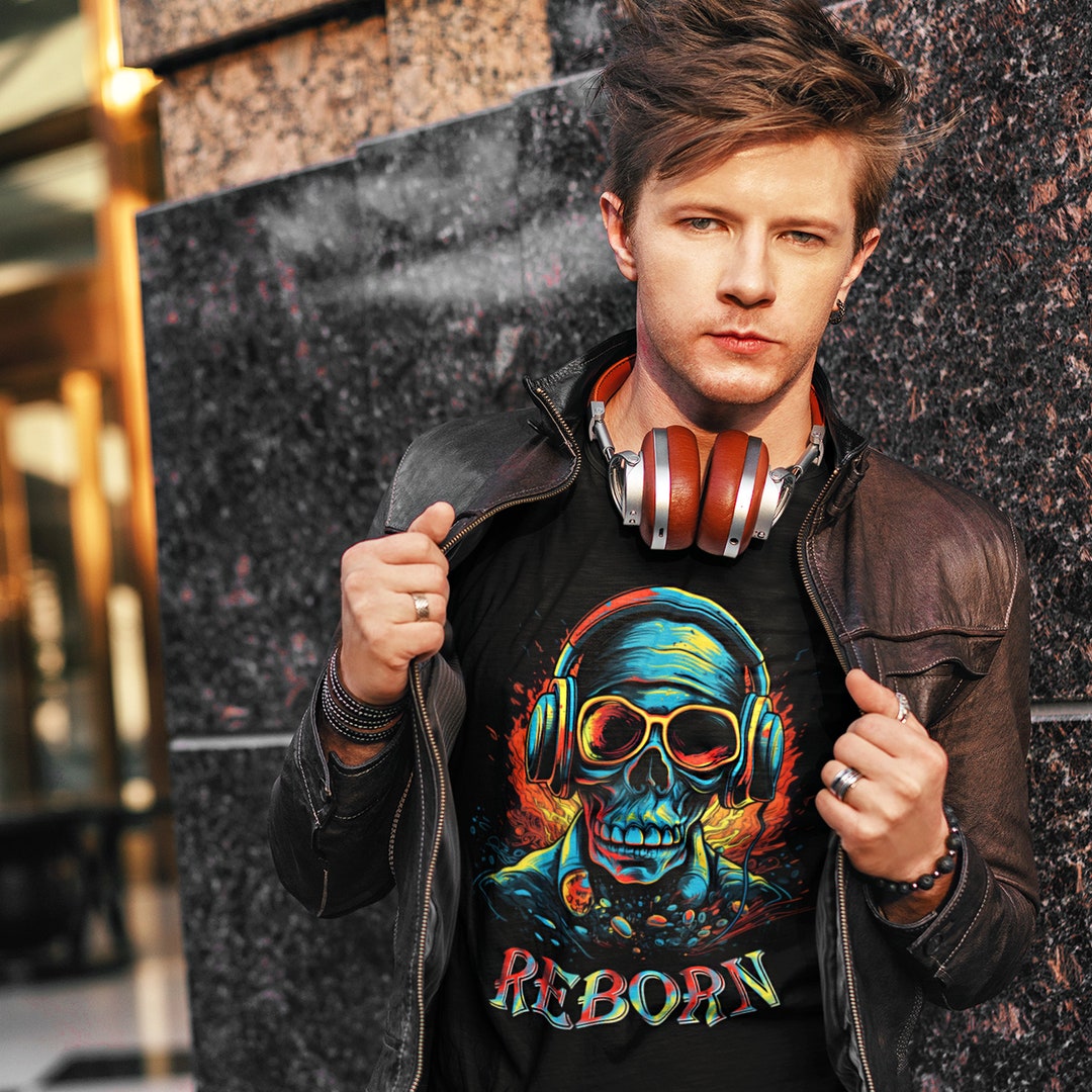 Motorcycle Reborn Rider Tshirt Reborn Motorcycle Tshirt Reborn Skull ...