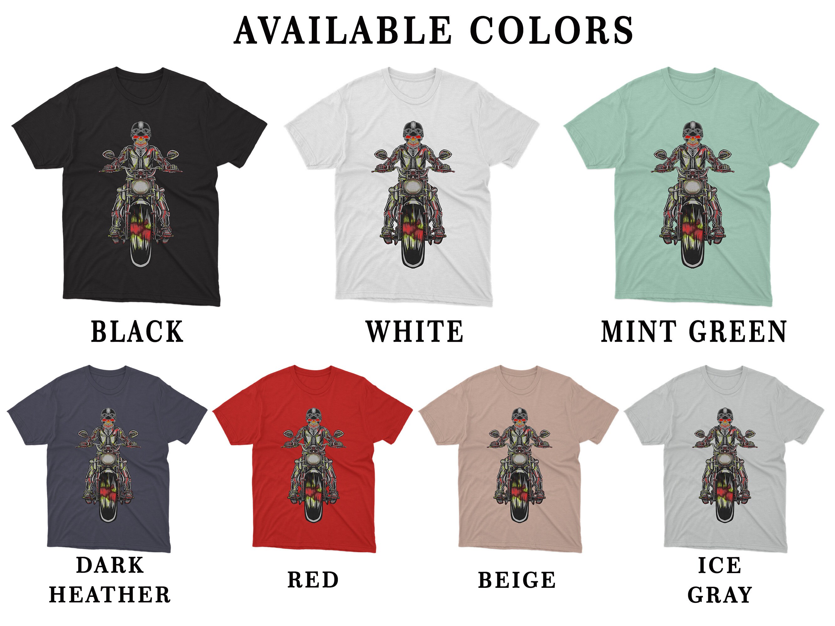 Motorcycle Rider T-shirt Rider Motorcycle T-shirt ghost Rider Tshirt - Etsy