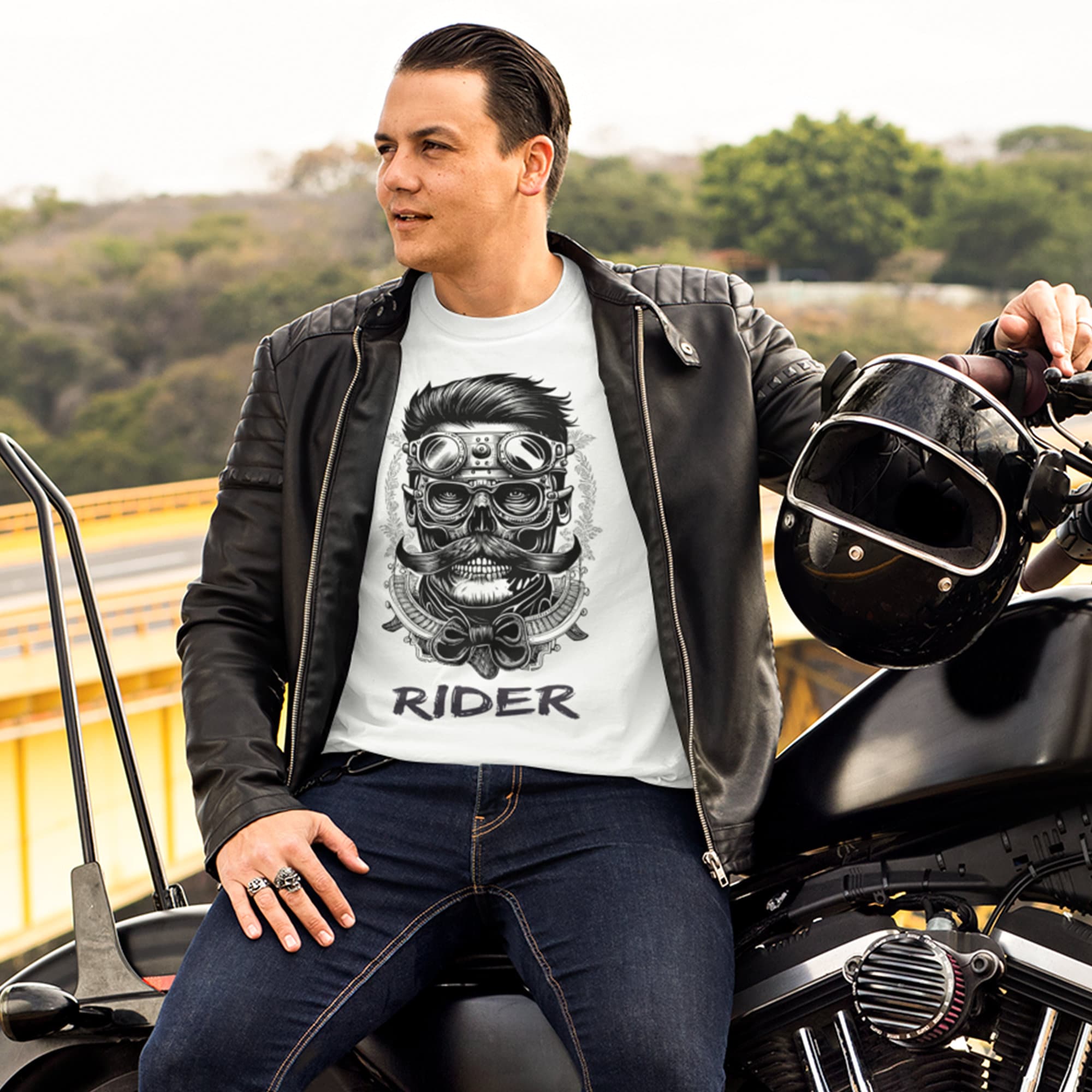 Motorcycle Rider Tshirt Rider Motorcycle Tshirt Rider Tee - Etsy