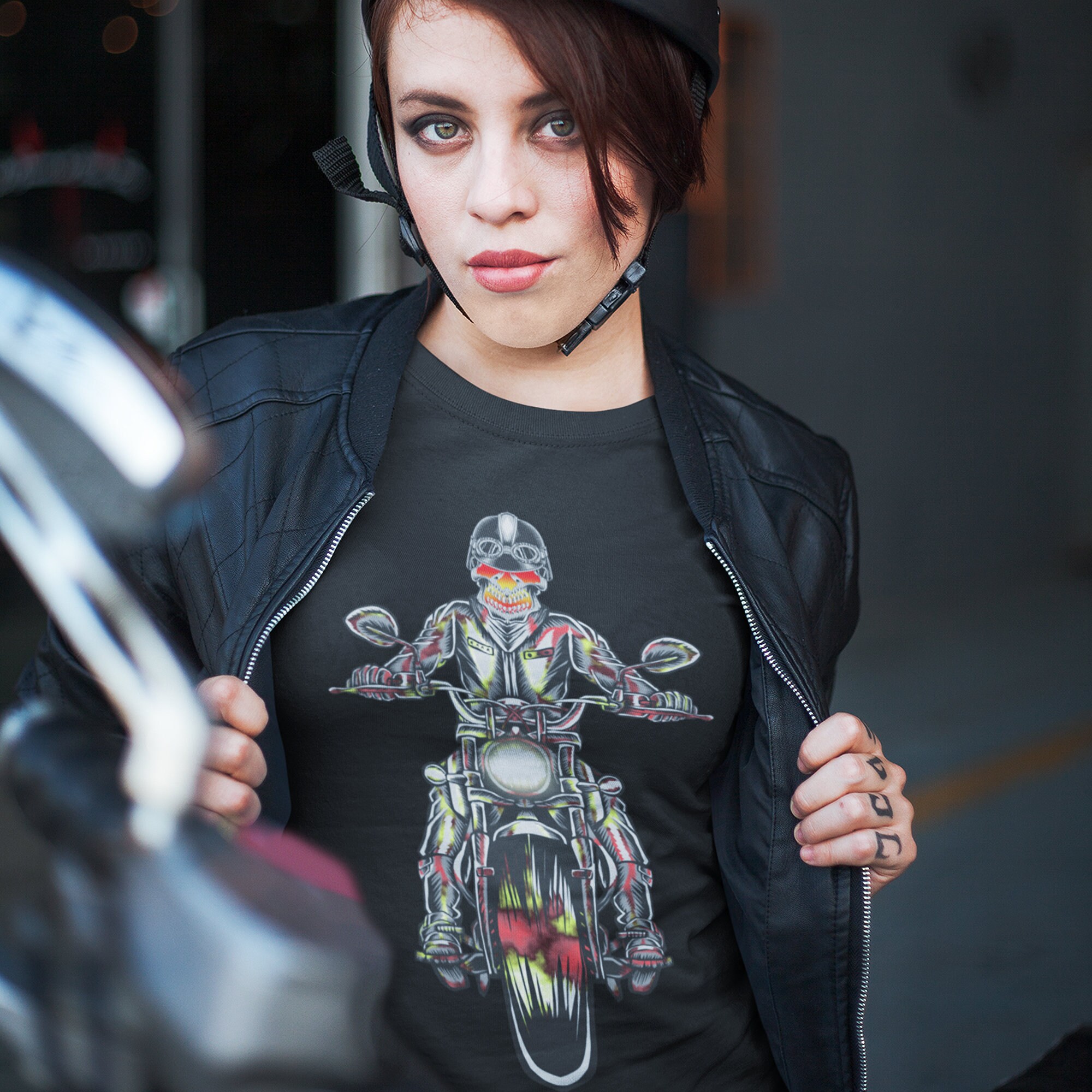 Motorcycle Rider T-shirt Rider Motorcycle T-shirt ghost Rider Tshirt - Etsy