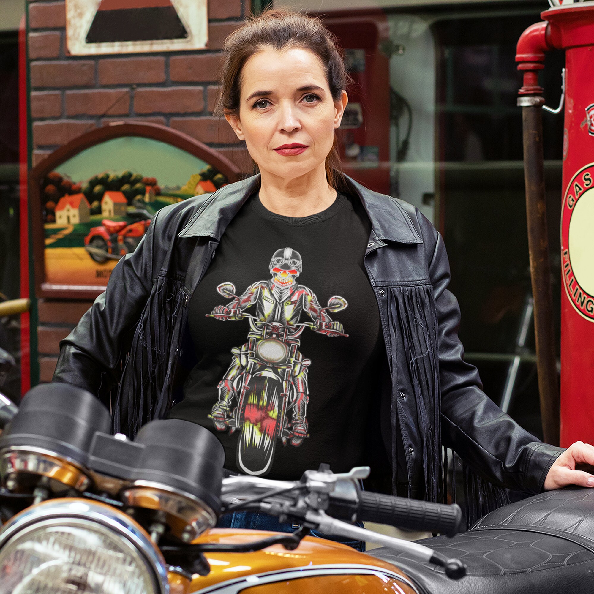 Motorcycle Rider T-shirt Rider Motorcycle T-shirt ghost Rider Tshirt - Etsy