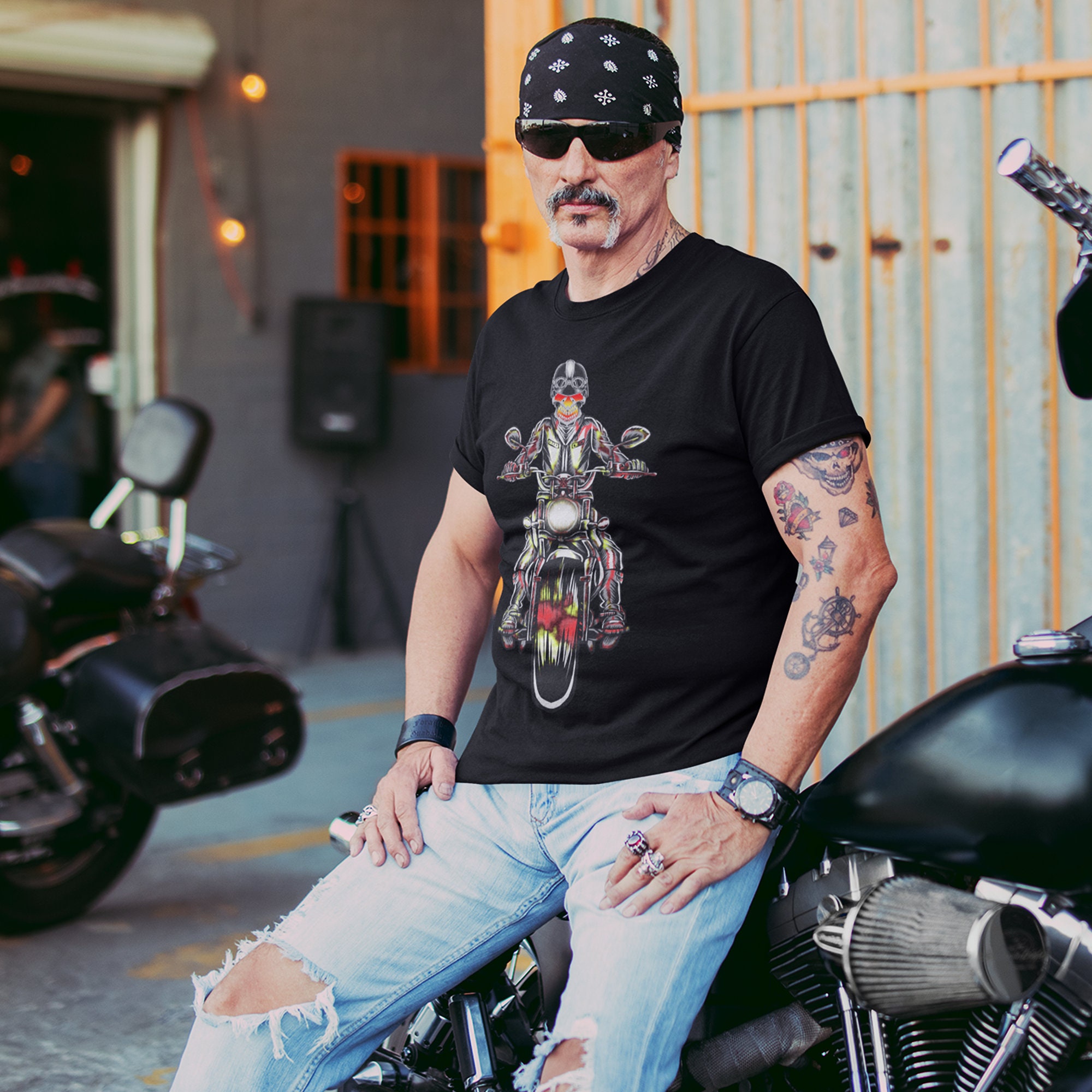 Motorcycle Rider T-shirt Rider Motorcycle T-shirt ghost Rider Tshirt - Etsy