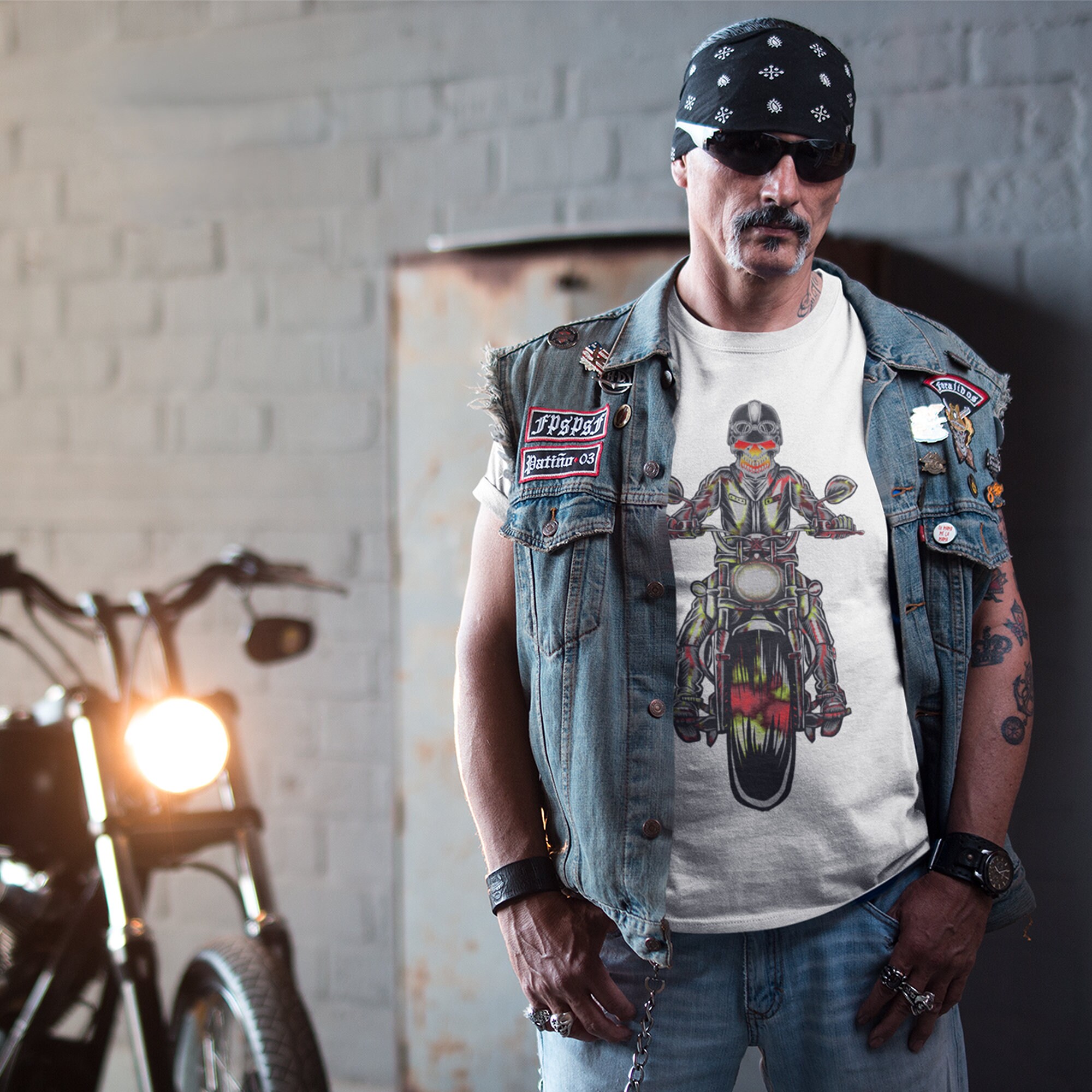 Motorcycle Rider T-shirt Rider Motorcycle T-shirt ghost Rider Tshirt - Etsy